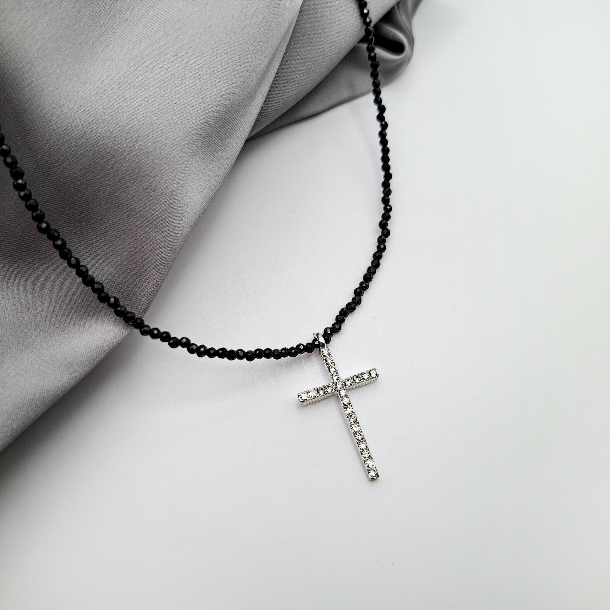 Колье, фианит