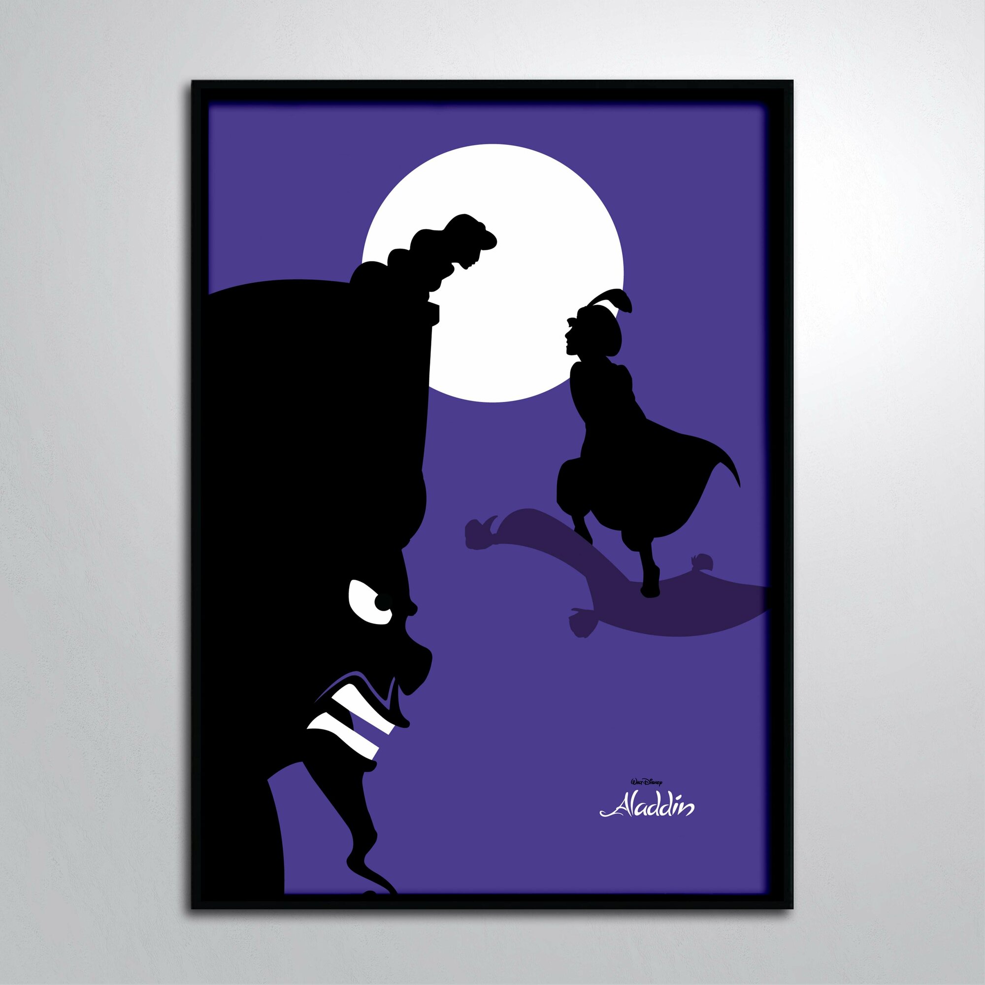 Постер без рамы/Аладдин Жасмин Минимализм Aladdin