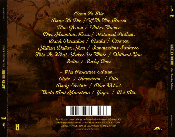 Компакт-диски, Polydor, LANA DEL REY - Born To Die - The Paradise Edition (2CD)