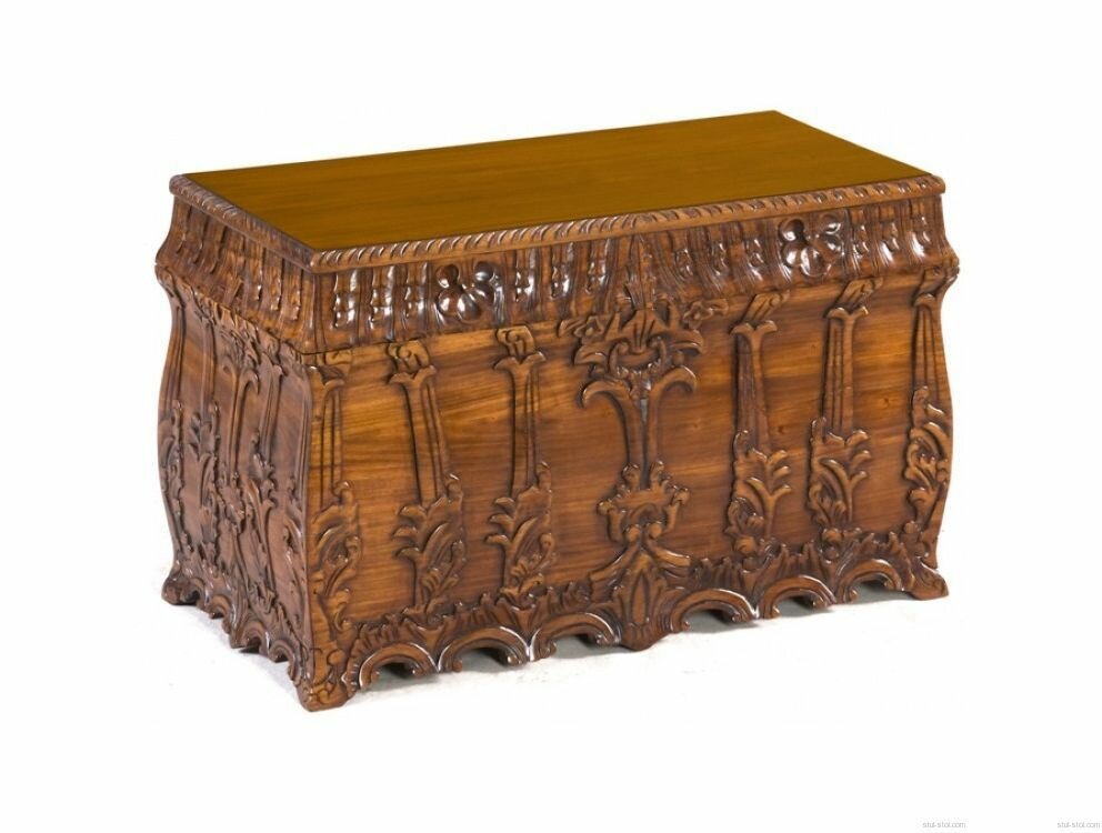 Сундук PCD 09 из Индонезии массив красного дерева 48х80х40см