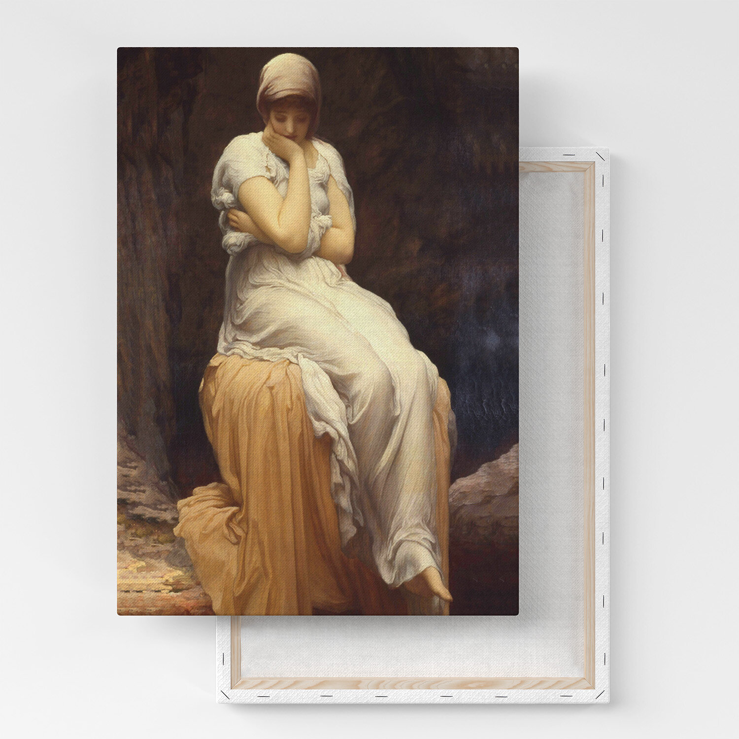Картина на холсте, репродукция / Фредерик Лейтон - Solitude / Размер 60 x 80 см