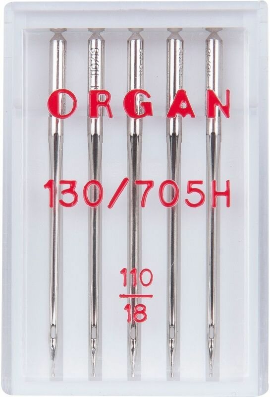 Иглы Organ универсальные № 110 5 шт. 130/705H
