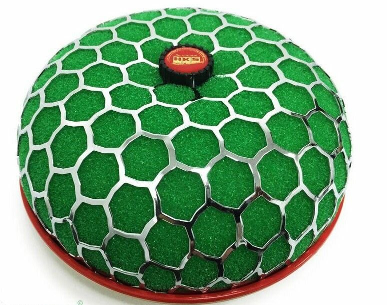 Фильтр воздушный HKS style, вход 102 мм, зеленый