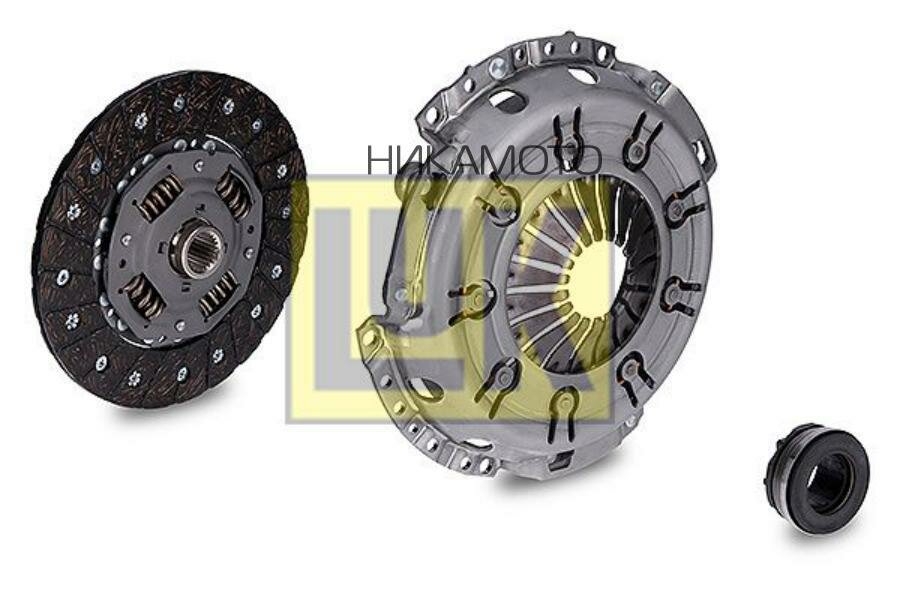 LUK 621031800 Комплект сцепления AUDI 90 B3, B4 (1987-1991)/ 80 IV (B3) (1986-1991)/ 100 III (C3) (1982-1991)/ COUPE II (1988-1996)