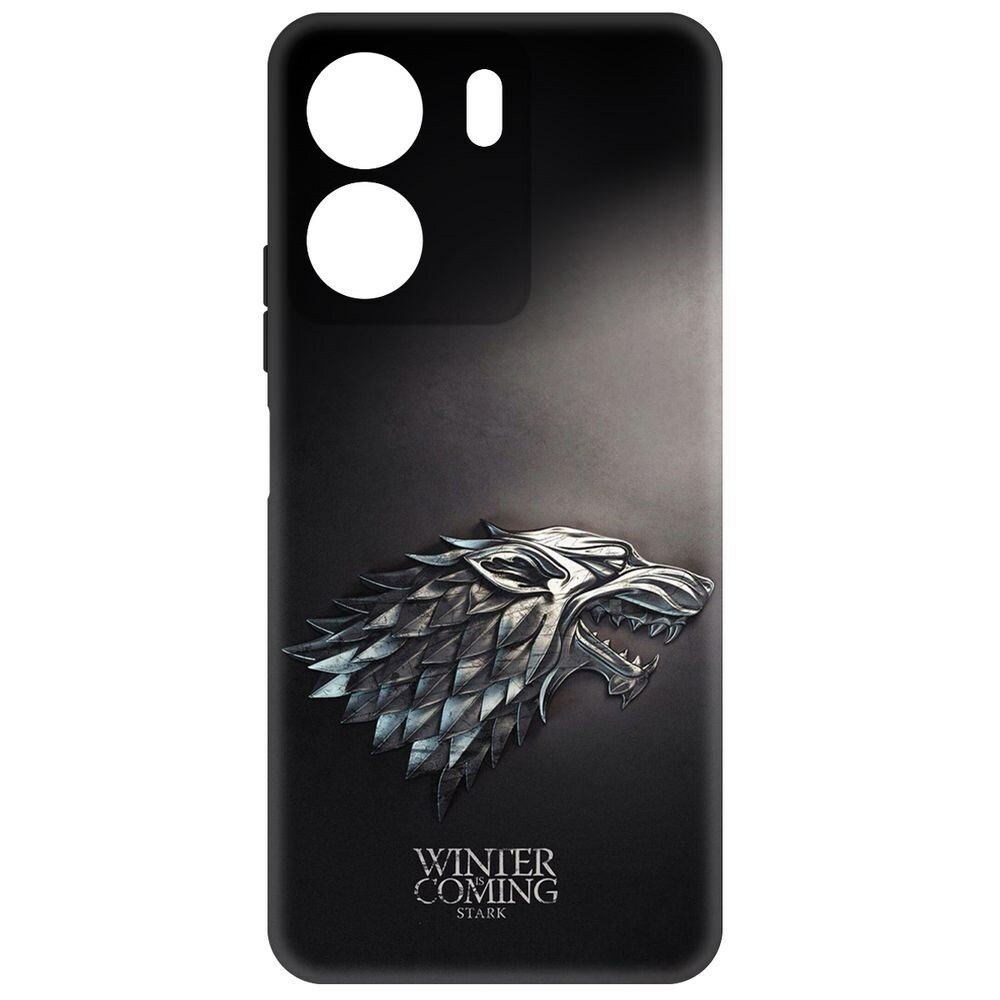 Чехол-накладка Krutoff Soft Case Игра Престолов. Зима Близко для Xiaomi Redmi 13C черный