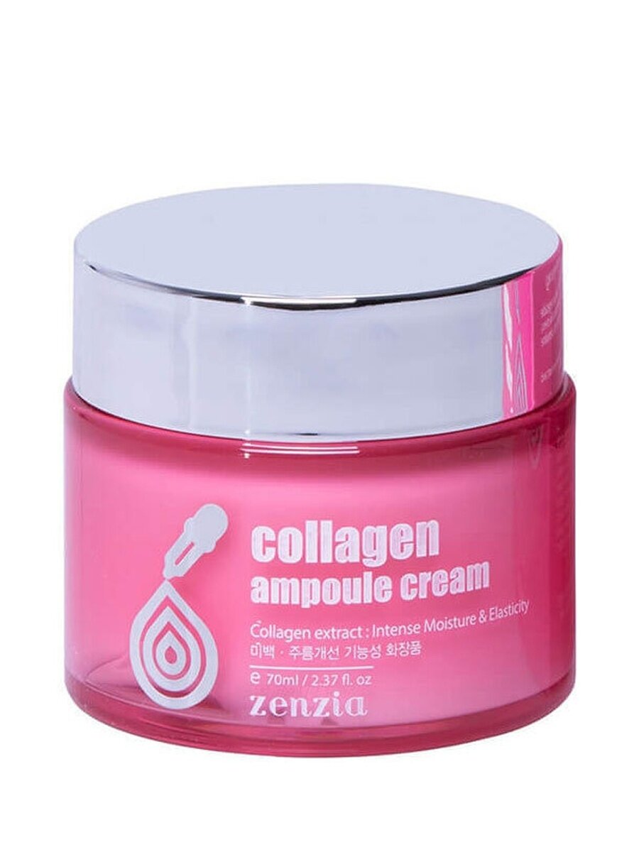 Крем для лица с коллагеном Zenzia Collagen Ampoule Cream (70 мл)