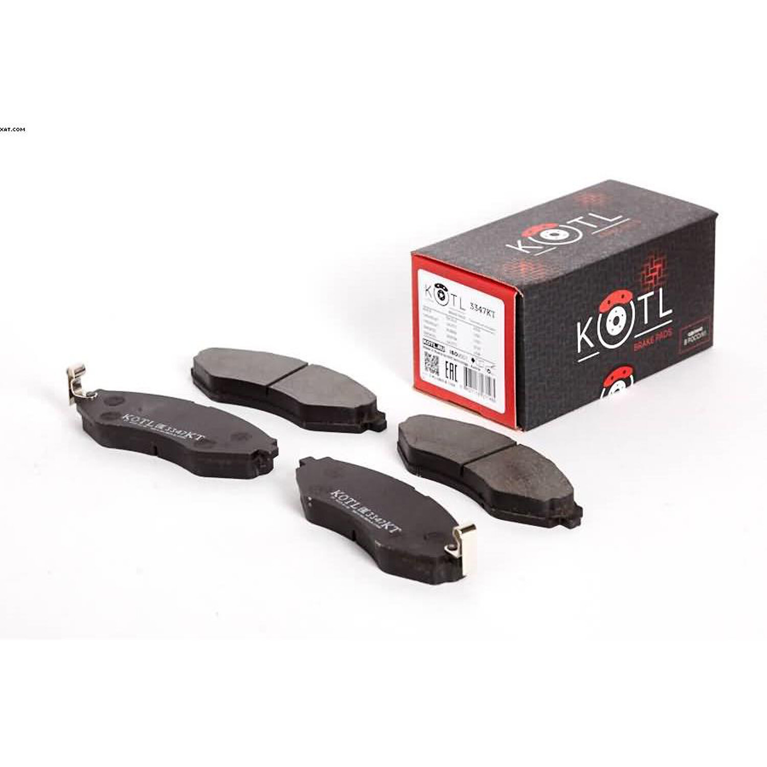 Колодка тормозная передняя (к-т 4 шт.) Kotl для а/м Chevrolet Lacetti, Daewoo Nubira