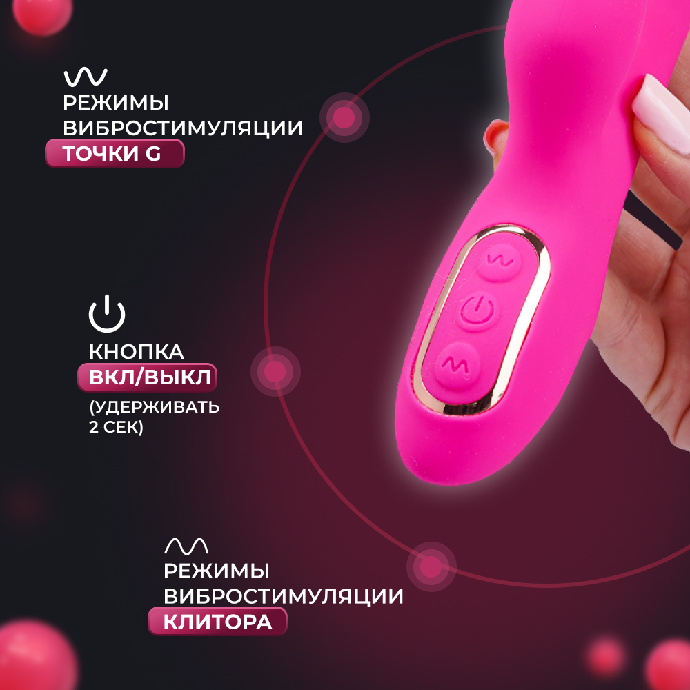 Вибратор кролик для женщин и девушек. Вибратор для клитора. Секс игрушка для взрослых.