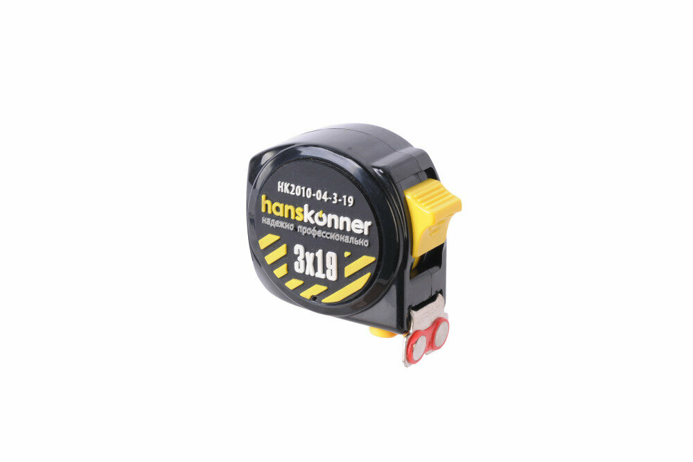 Рулетка 3 м х 19 мм Hanskonner HK2010-04-3-19 Длина - 3 м Ширина - 19 мм