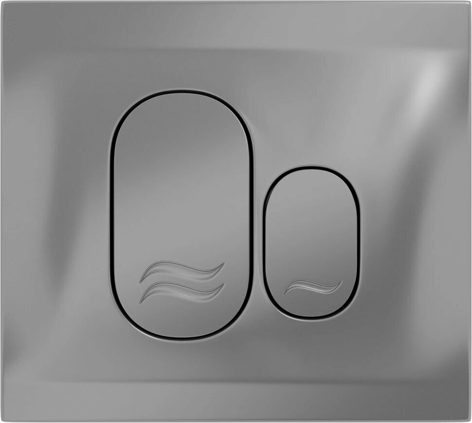 Кнопка смыва Grossman Galaxy 800. T1.01.110.110 для инсталляции, матовый хром