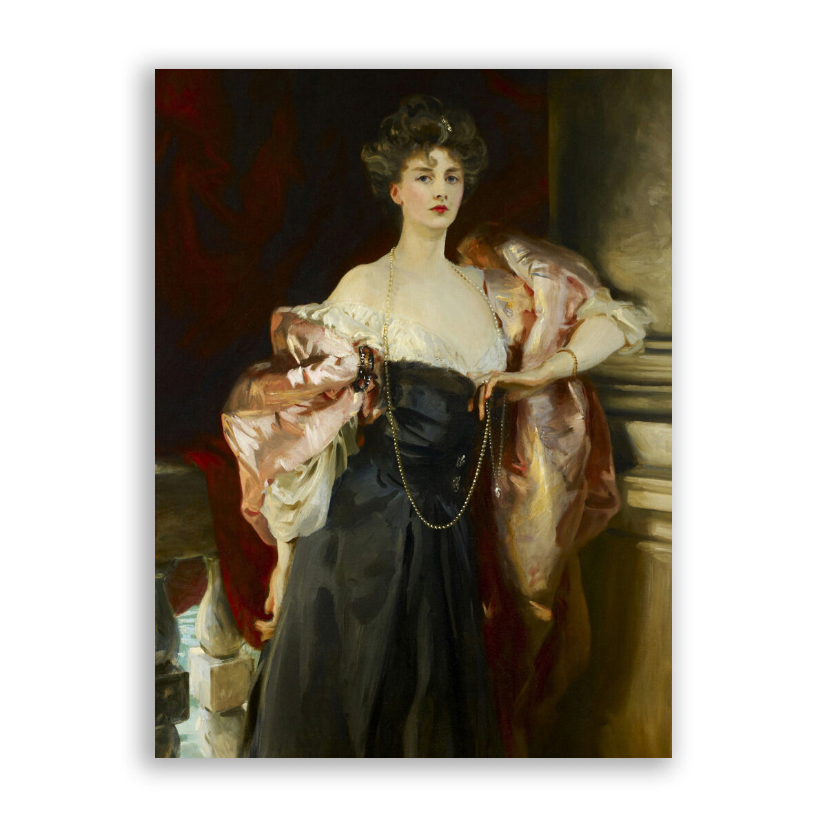 Картина на холсте, репродукция / Джон Сингер Сарджент - Lady Helen Vincent / Размер 30 x 40 см