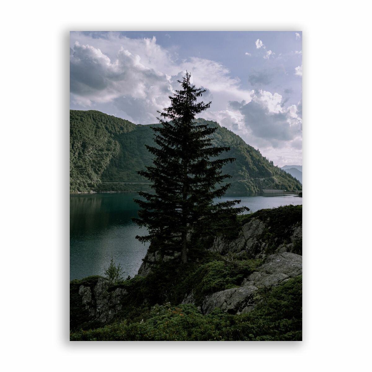 Постер, плакат на бумаге / Природа Франции - Пейзаж / Размер 40 x 53 см