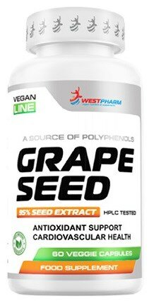 WESTPHARM Vegan Line Grape Seed 400mg (60капс)