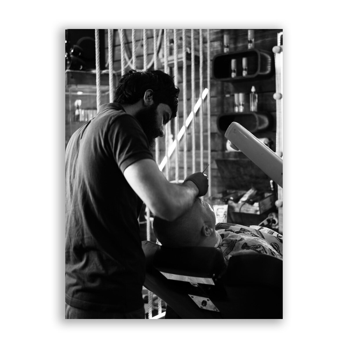 Постер, плакат на бумаге / Для Барбершопа / Размер 60 x 80 см