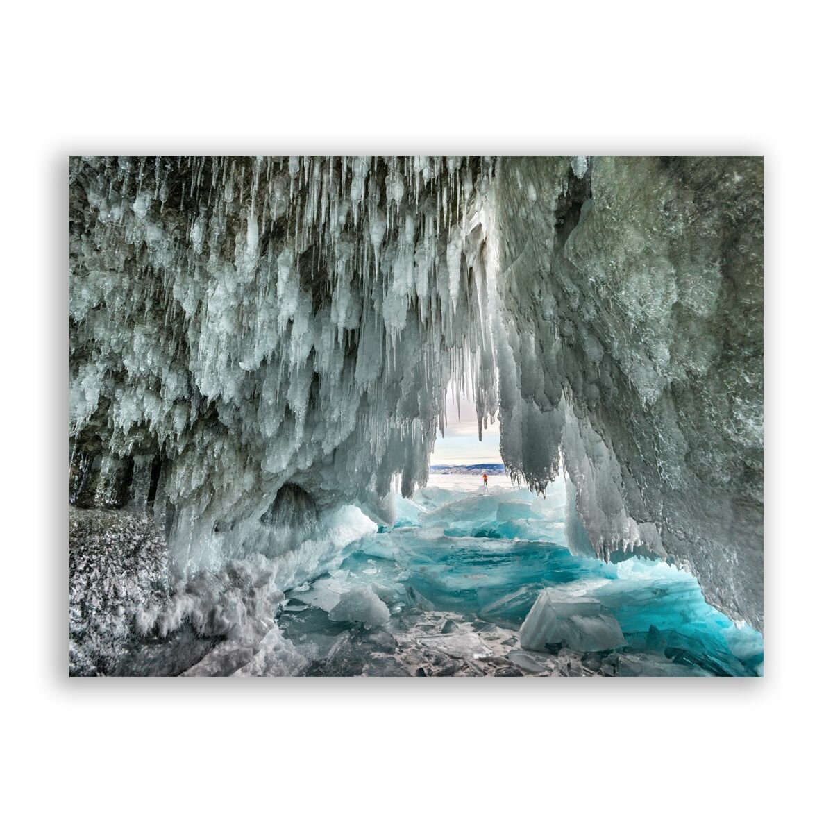 Постер, плакат на бумаге / Природа России - Байкал / Размер 40 x 53 см