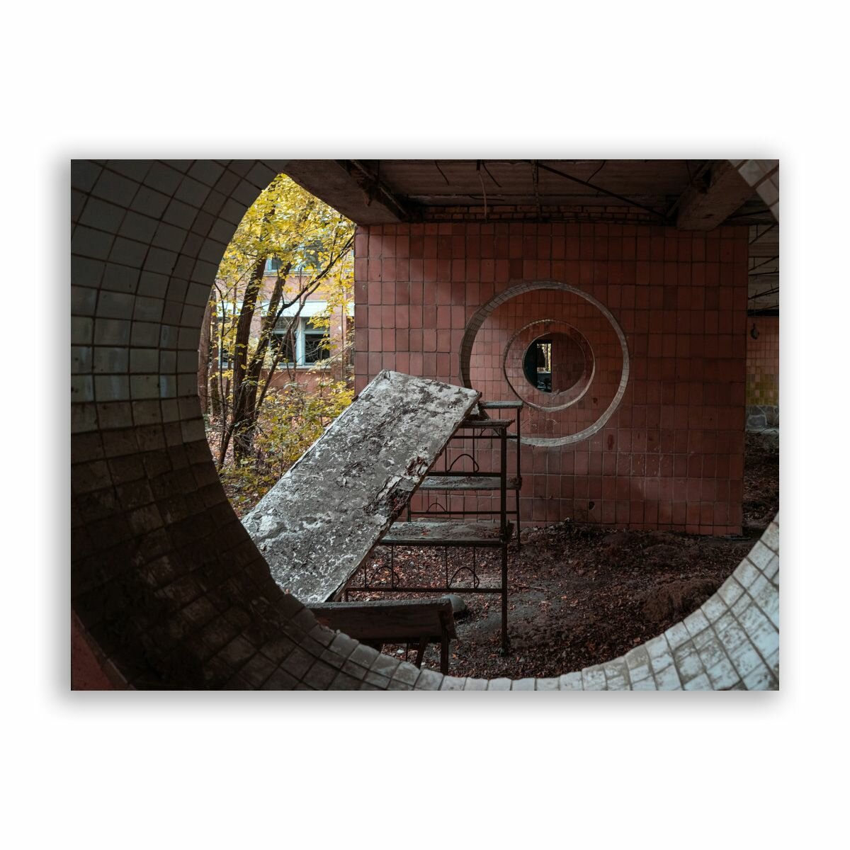 Постер, плакат на бумаге / Припять / Размер 60 x 80 см