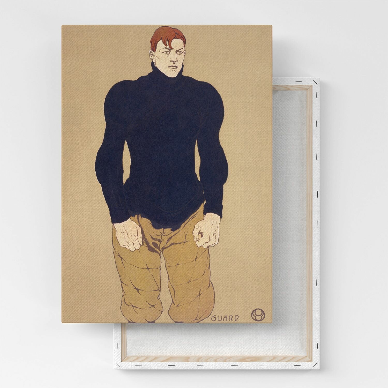 Картина на холсте, репродукция / Эдвард Пенфилд - Athlete / Размер 60 x 80 см