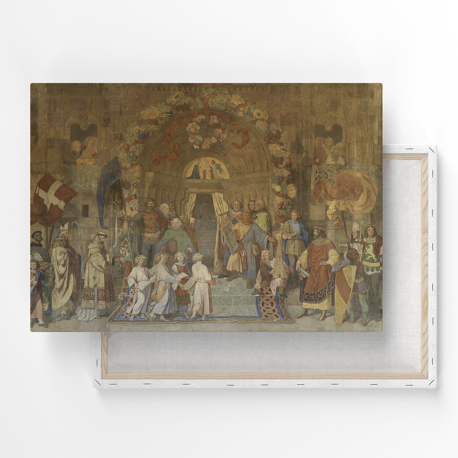 Картина на холсте, репродукция / Мориц фон Швинд - The Consecration / Размер 30 x 40 см