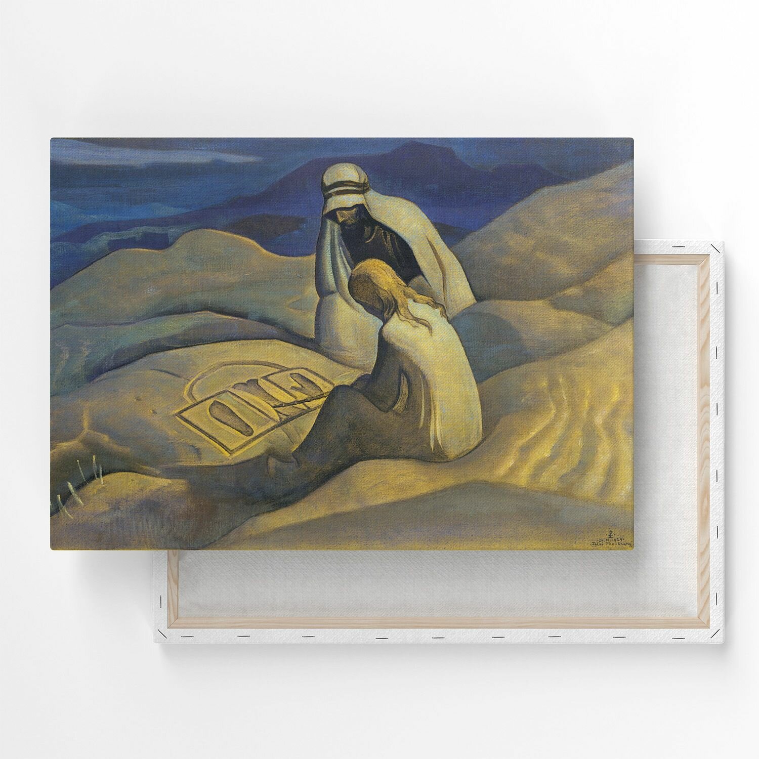 Картина на холсте, репродукция / Рерих Николай - Знаки Христа / Размер 30 x 40 см