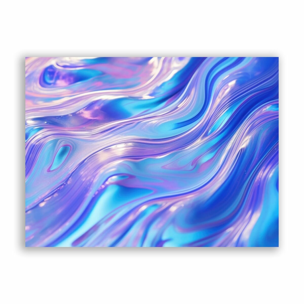 Постер, плакат на бумаге / Перламутровые абстракции / Размер 30 x 40 см