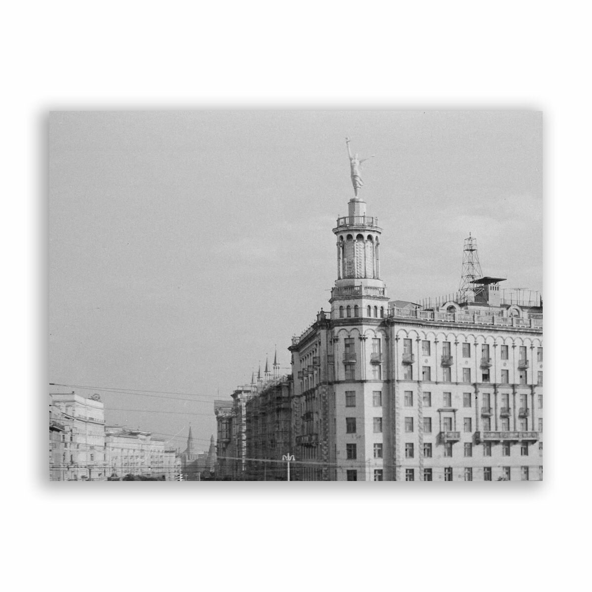 Советский постер, плакат на бумаге / Старая Москва / Размер 30 x 40 см