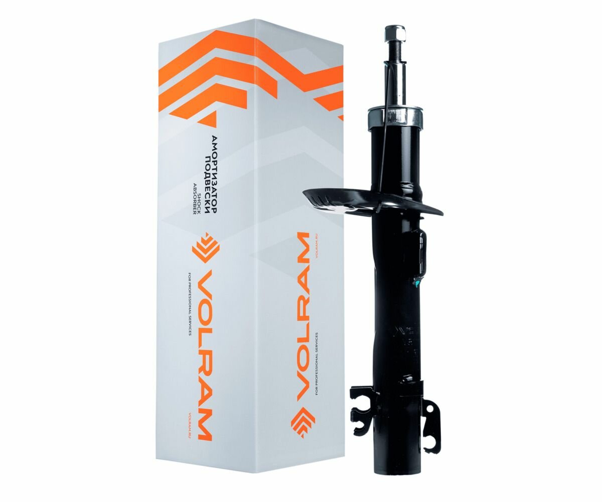 Амортизатор подвески Volram VR11113 передний левый/правый (стойка) газомасляный VW Polo Sedan RUS (10-); Skoda Fabia, Rapid (NH3); Audi A1