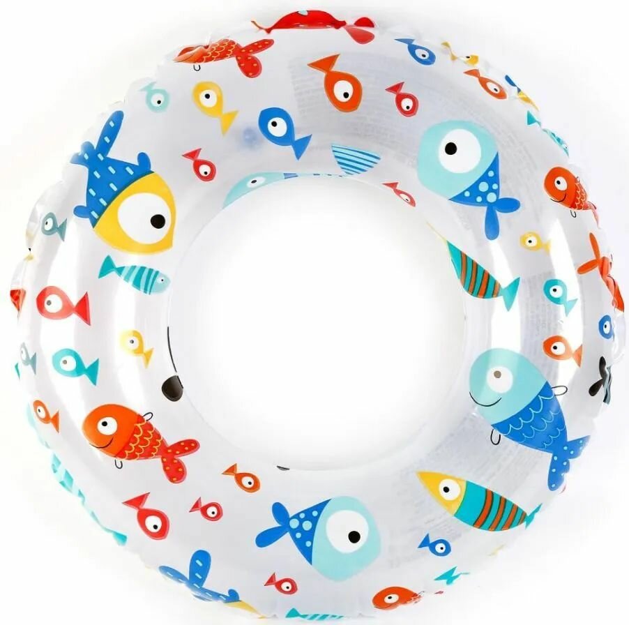 Детский надувной круг для плавания Lively 51 см, Intex 59230