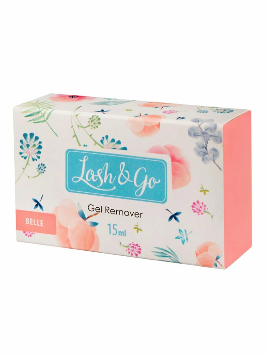 Lash&Go гелевый ремувер для снятия наращенных ресниц Belle 15мл
