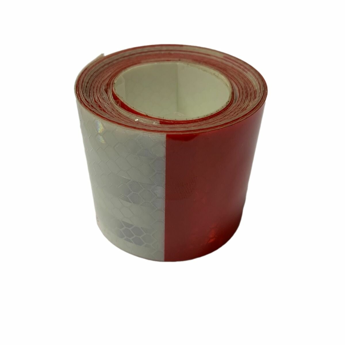 Светоотражающая лента бело-красная, длина 3м, ширина 5см