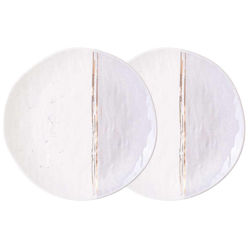 Набор тарелок закусочных lefard grey 2 шт. 20,5 см KSG-42-473