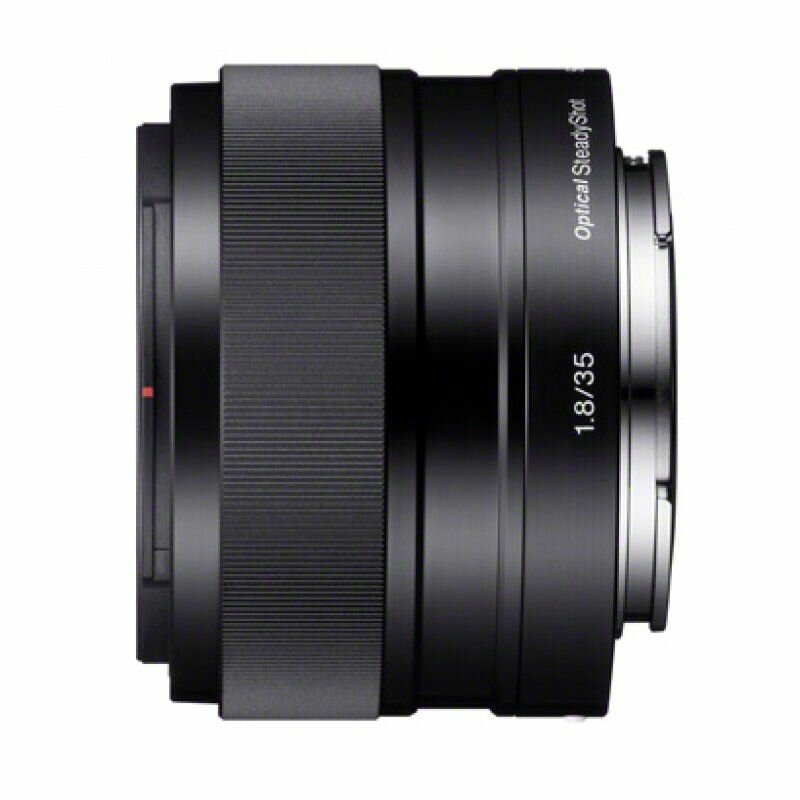 Sony 35mm f/1.8 OSS Lens (SEL35F18) – Fast Prime Lens for APS-C E-Mount Cameras, Black