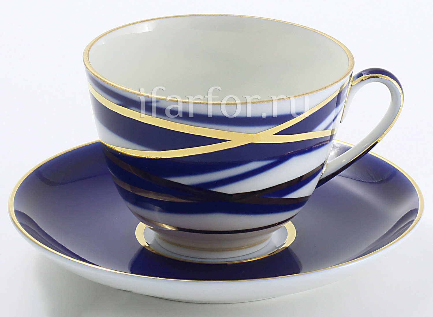 Чашка с блюдцем чайная Кокон Весенняя