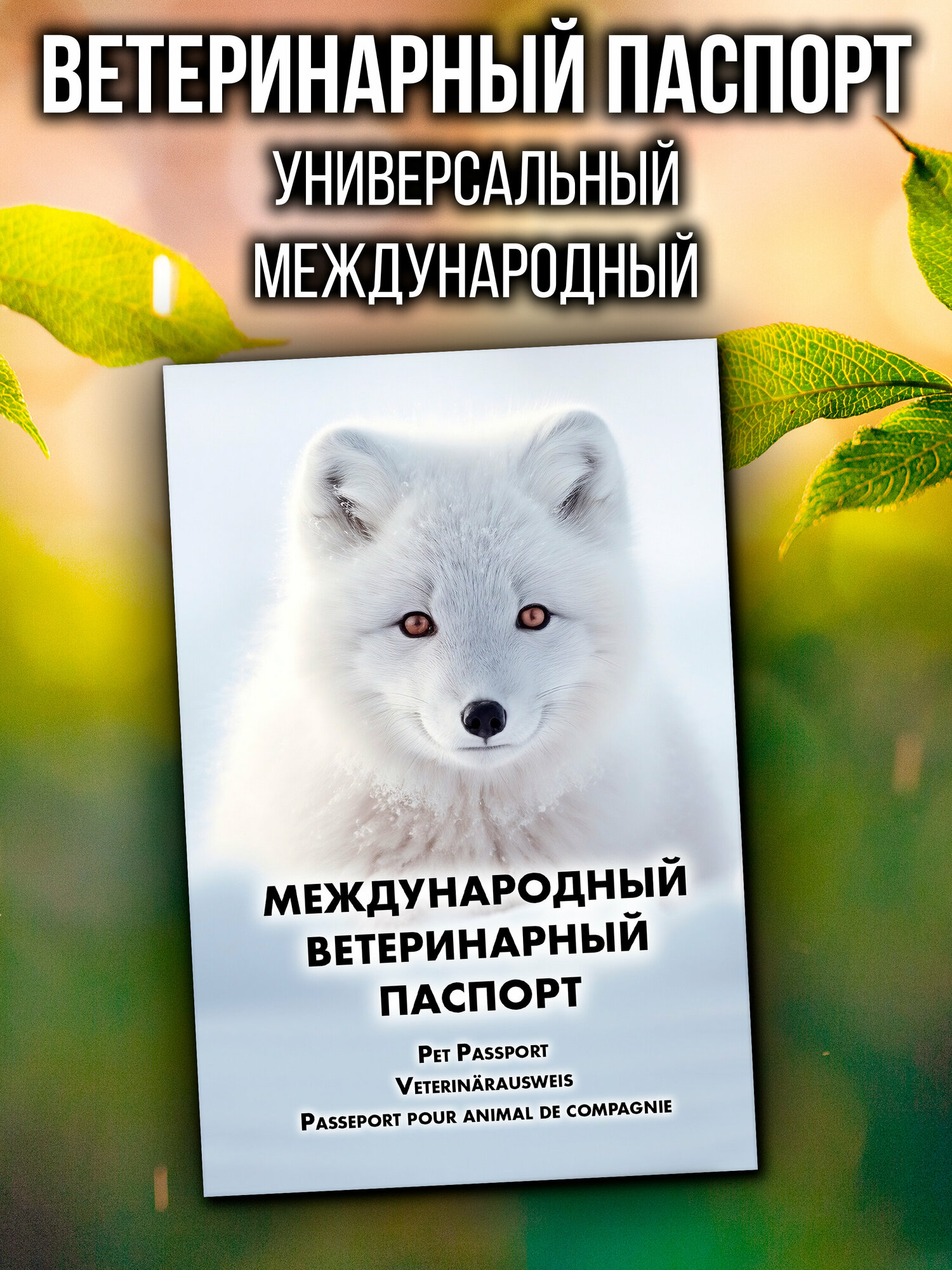 Ветеринарный паспорт для кошек и собак международный