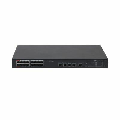 Dahua DH-PFS4218-16ET-190 Коммутатор Dahua16x100Mb 2G 16PoE управляемый