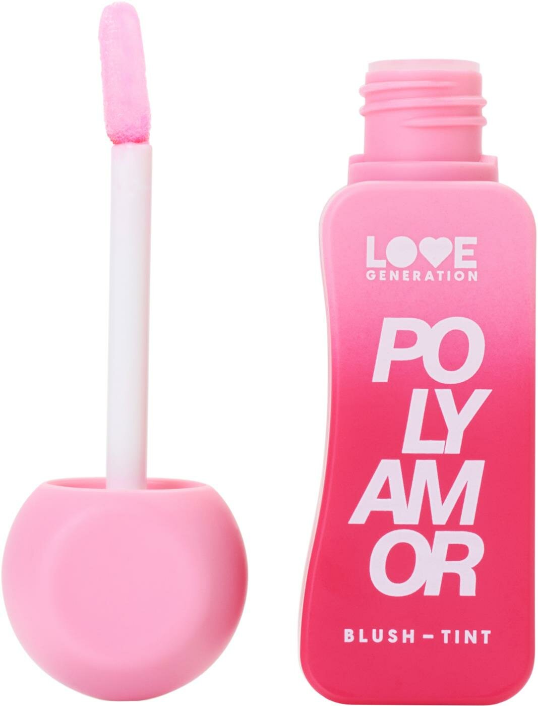 LOVE GENERATION Румяна-тинт Polyamor, 1,8 мл, 01 Нежно-розовый