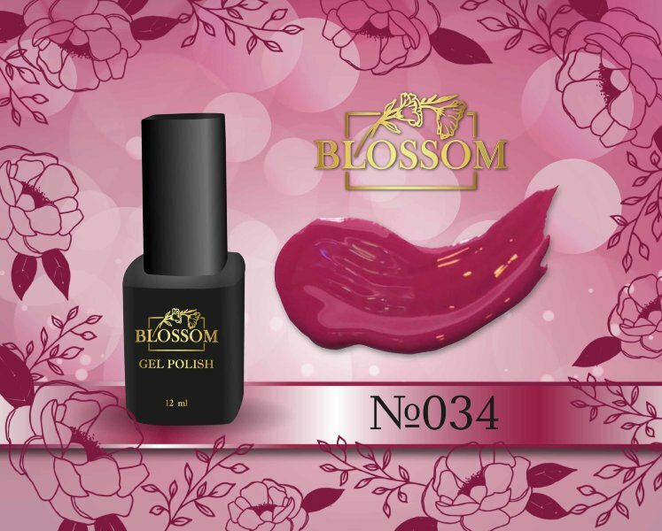 34 BLOSSOM гель лак 12мл.