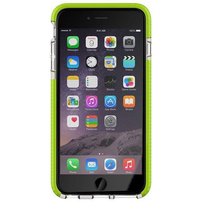 Противоударный, защитный чехол для iPhone 7 Plus, iPhone 8 Plus, G-Net Perforation Case, салатовый