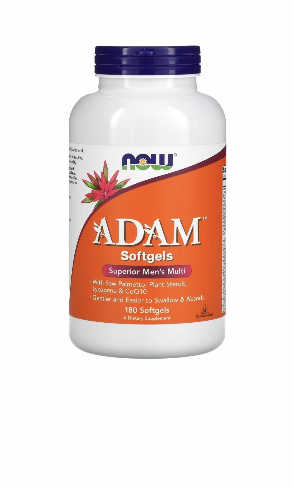 Мультивитамины для мужчин Адам NOW ADAM Superior Mens Multi 180 капсул