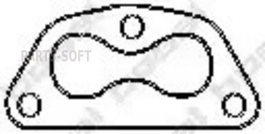 Монтажное уплотнительное кольцо выхлопной системы Bosal 256-301
