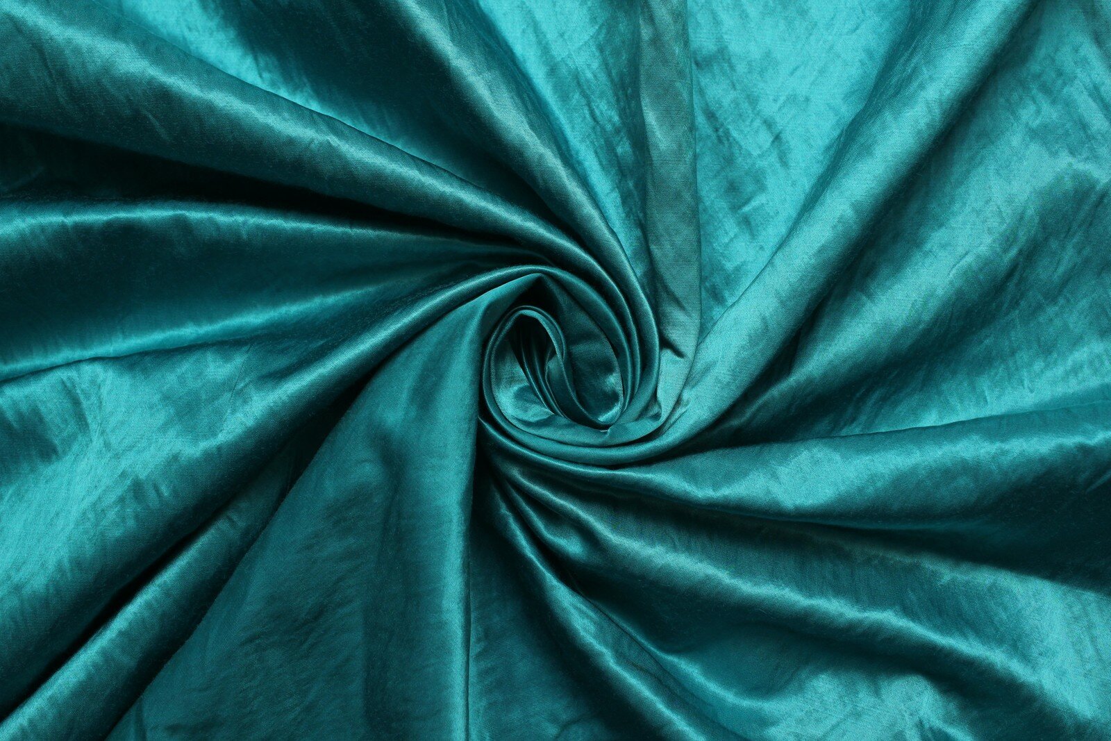 Ткань Хлопок-атлас армированный зелёный опал, ш134см, 0,5 м