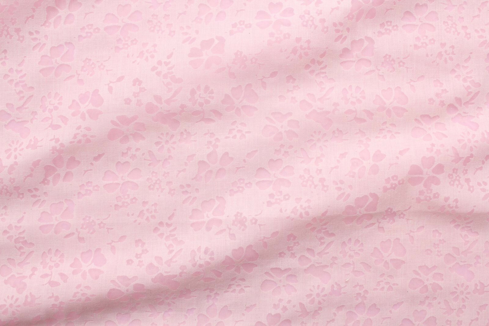 Ткань Хлопок-вуаль деворе розовато-сиреневый в цветочек, ш146см, 0,5 м