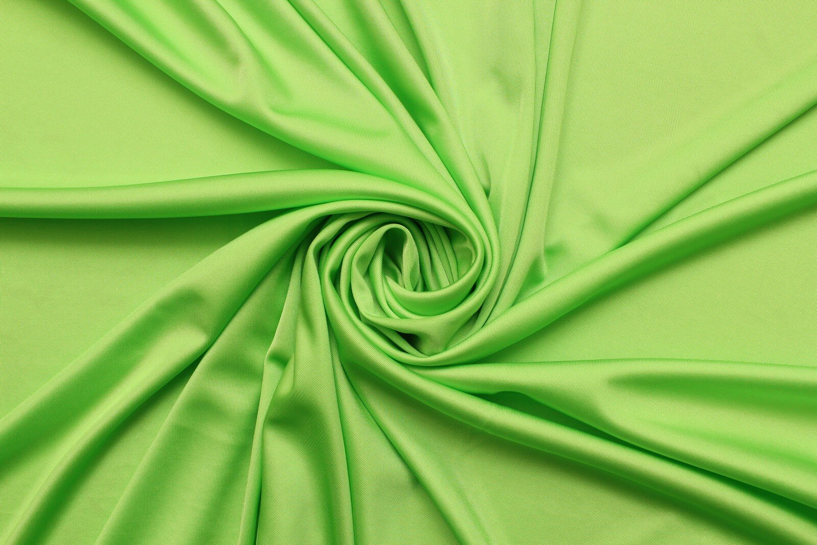 Ткань Джерси-стрейч под шёлк жёлто-зелёный лайм, ш135см, 0,5 м
