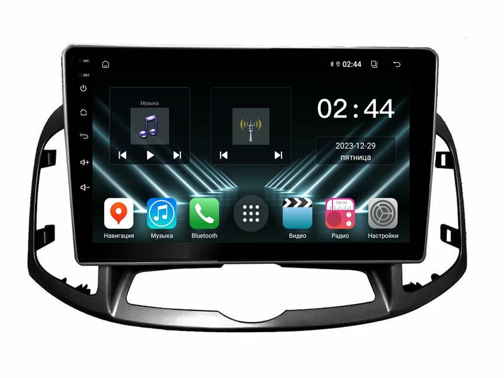 Штатная магнитола Chevrolet Captiva C140 2011-2016 UNISON 10T4 4Gb/64Gb IPS BT Wi-Fi CarPlay (109-10T4)