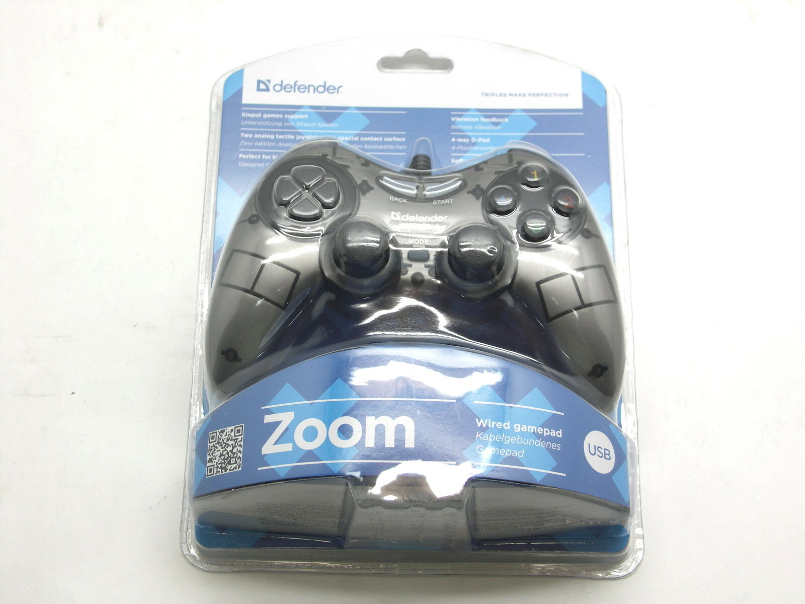 Джойстик Defender ZOOM 10 кн. 2 стика USB Xinput