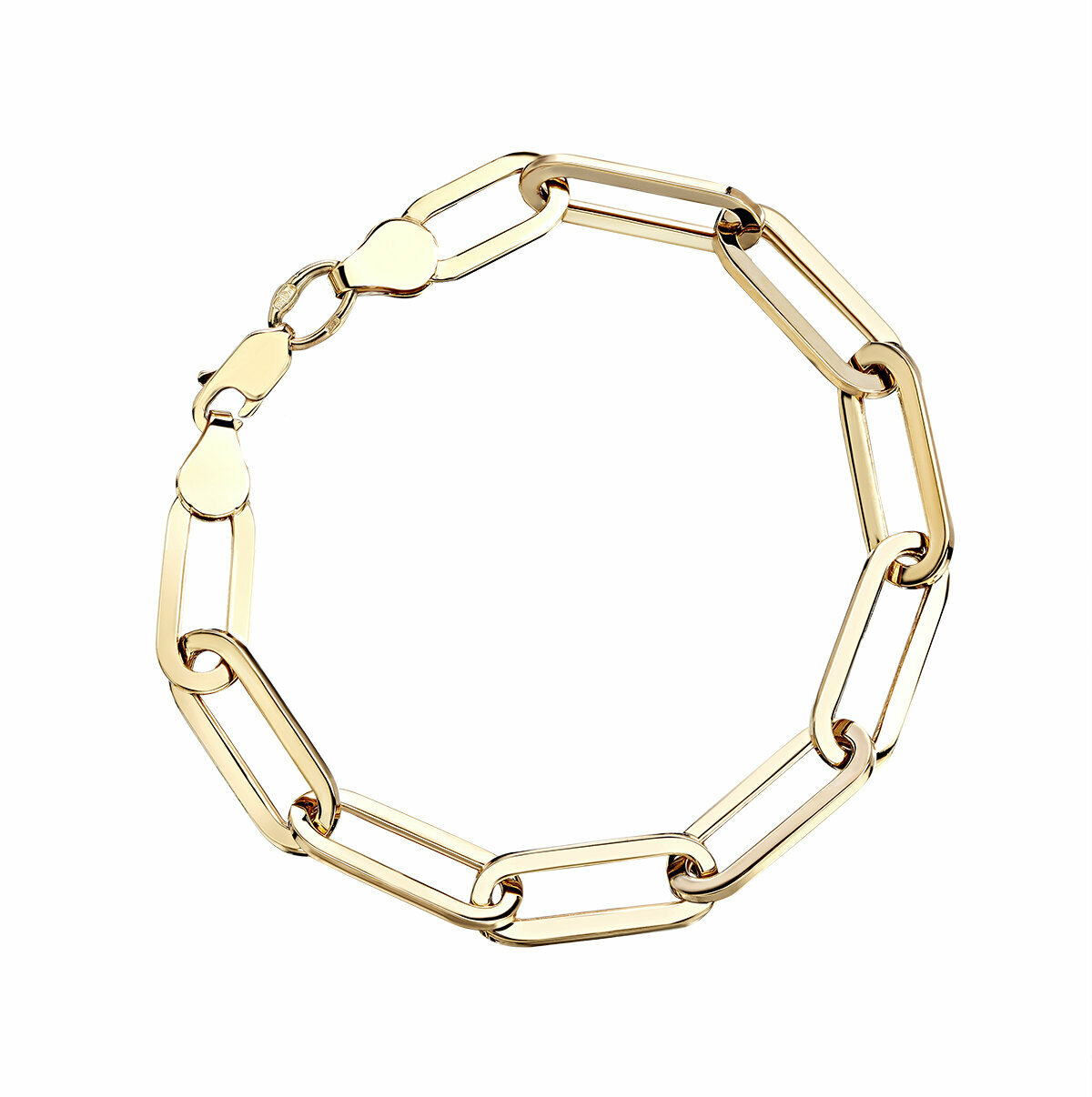 Браслет, желтое золото, 585 проба