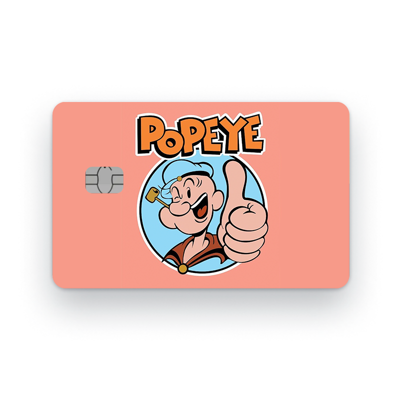 Наклейка для банковской карты ScreenTech с принтом Мультфильмы, Popeye