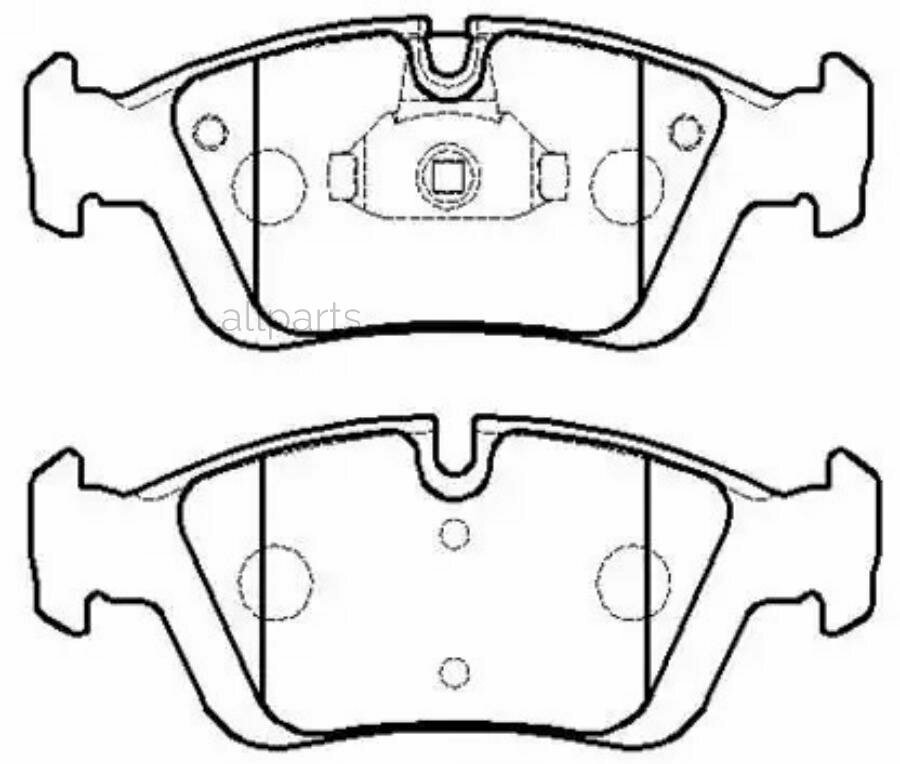 HSB HP5031 Колодки тормозные дисковые BMW: 320i, 325i (E36)