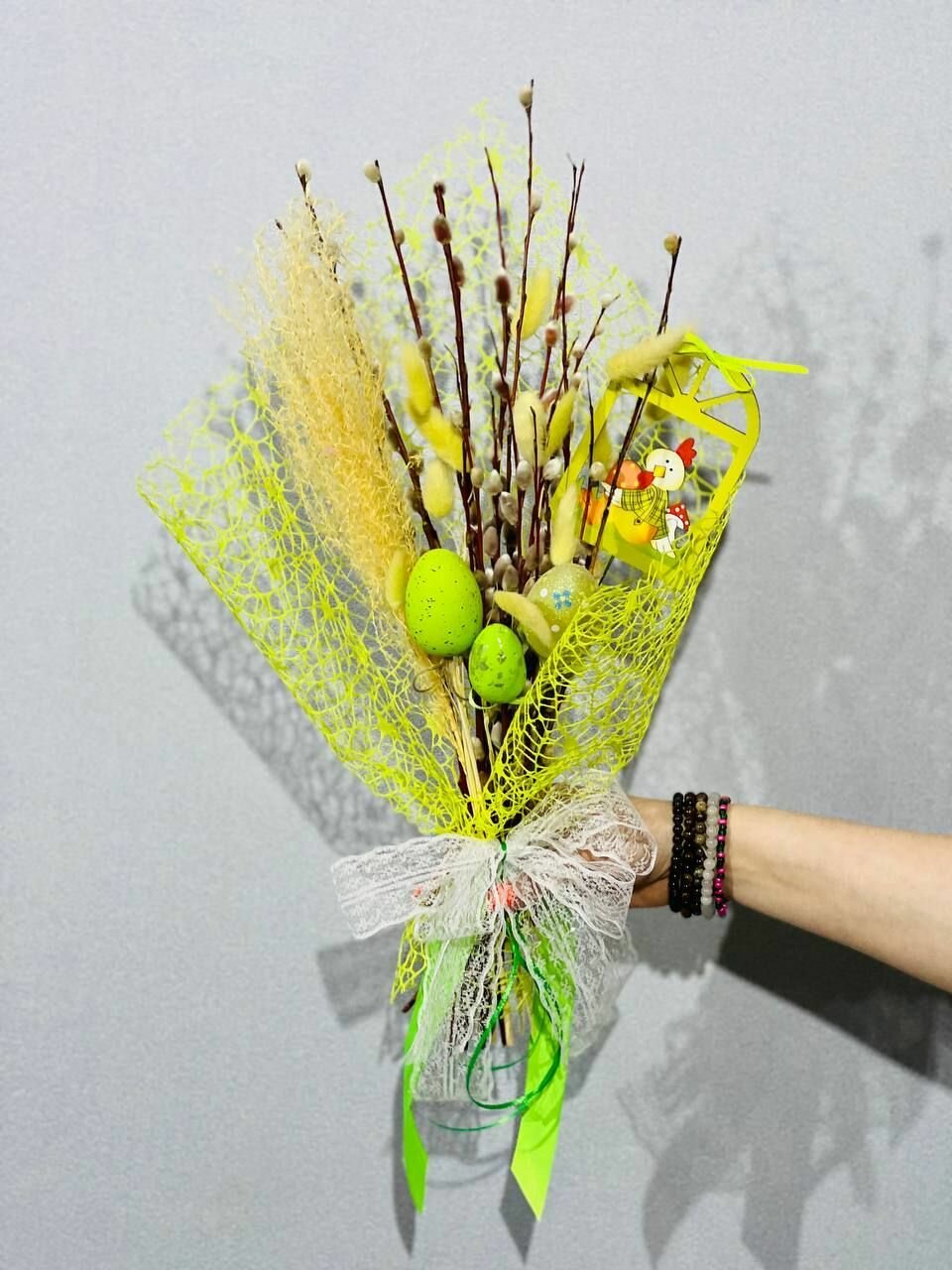 Вербный букет / Верба живая / Пасхальная композиция
