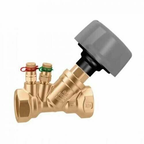 Клапан балансировочный ручной Caleffi 130 - 1" (ВР/ВР, PN16, T120°C, 1,9-11,0 м³/ч, с ниппелями)