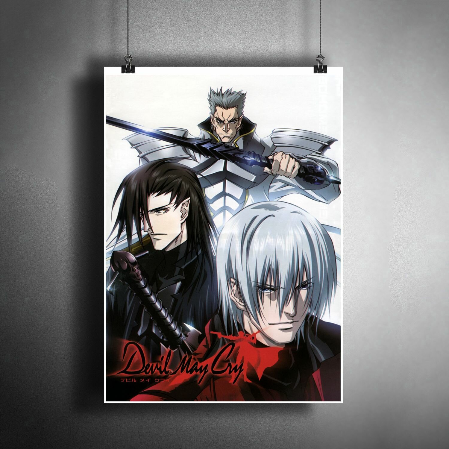 Постер плакат для интерьера "Devil May Cry" / Декор дома, офиса, комнаты, квартиры, детской A3 (297 x 420 мм)